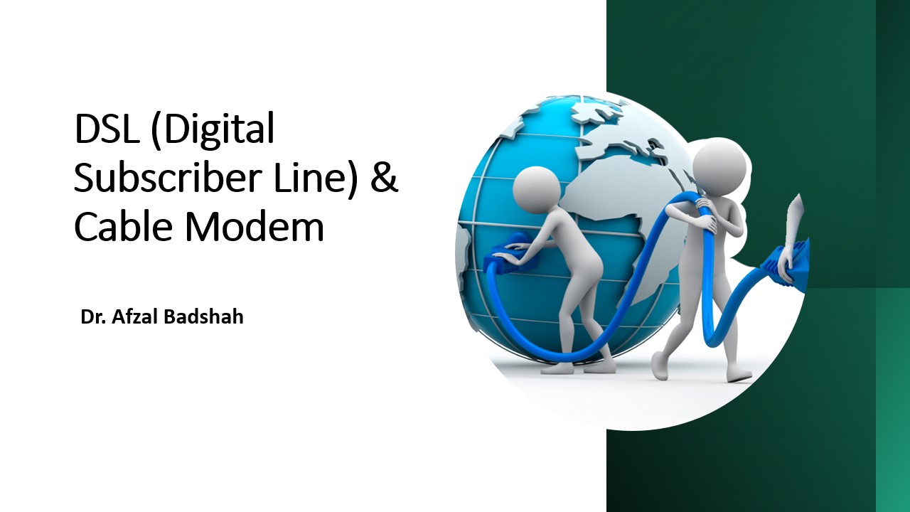 Dialup Model, DSL (Digital Subscriber Line) & Cable Modem - Afzal ...