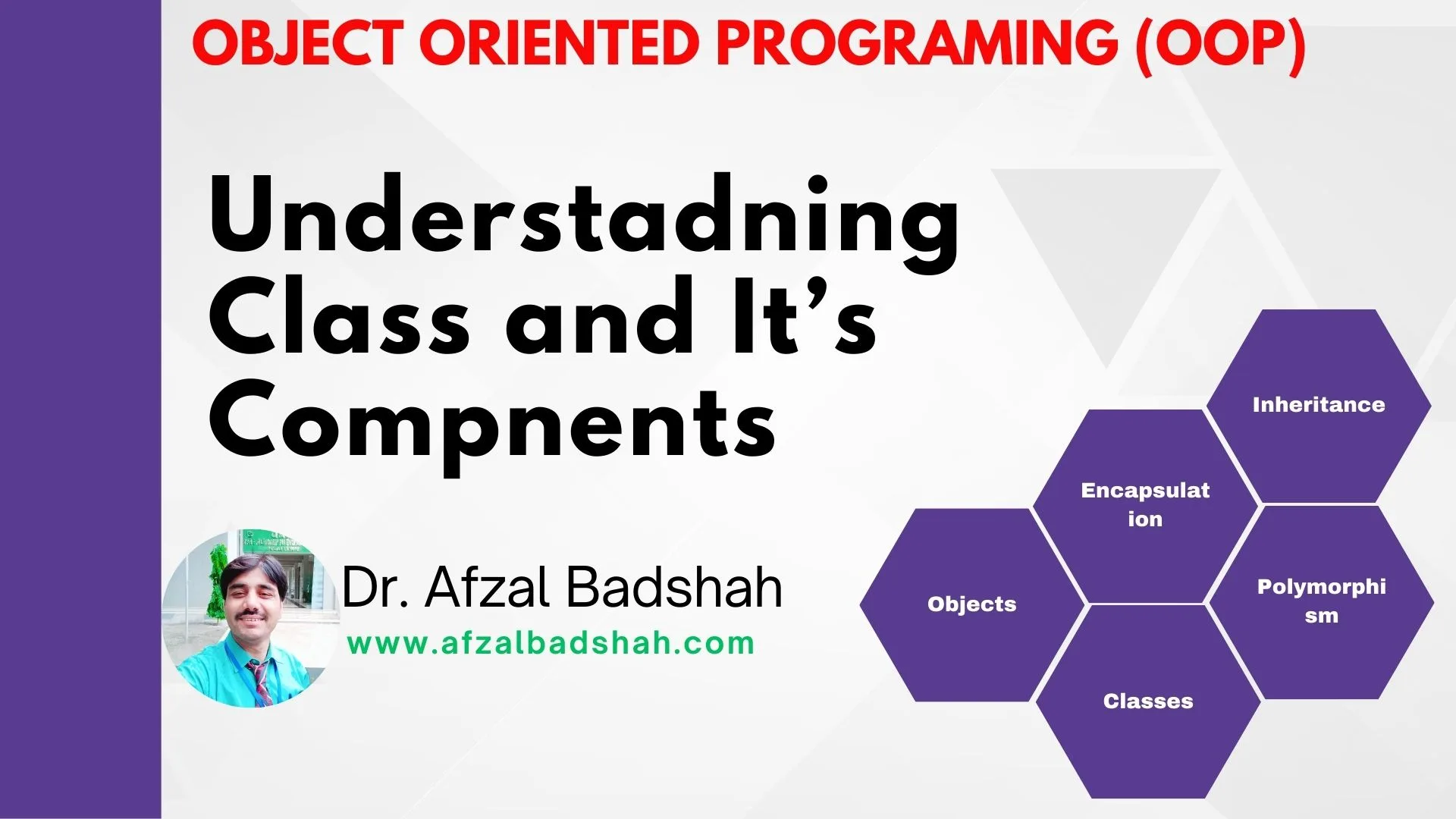Understanding Class And Its Components In Java Afzal Badshah Phd