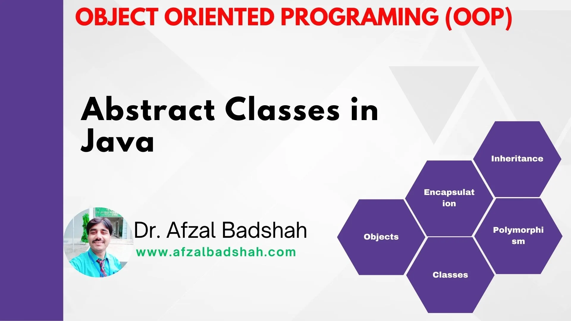 Abstract Classes in Java: A Comprehensive Guide - Afzal Badshah, PhD